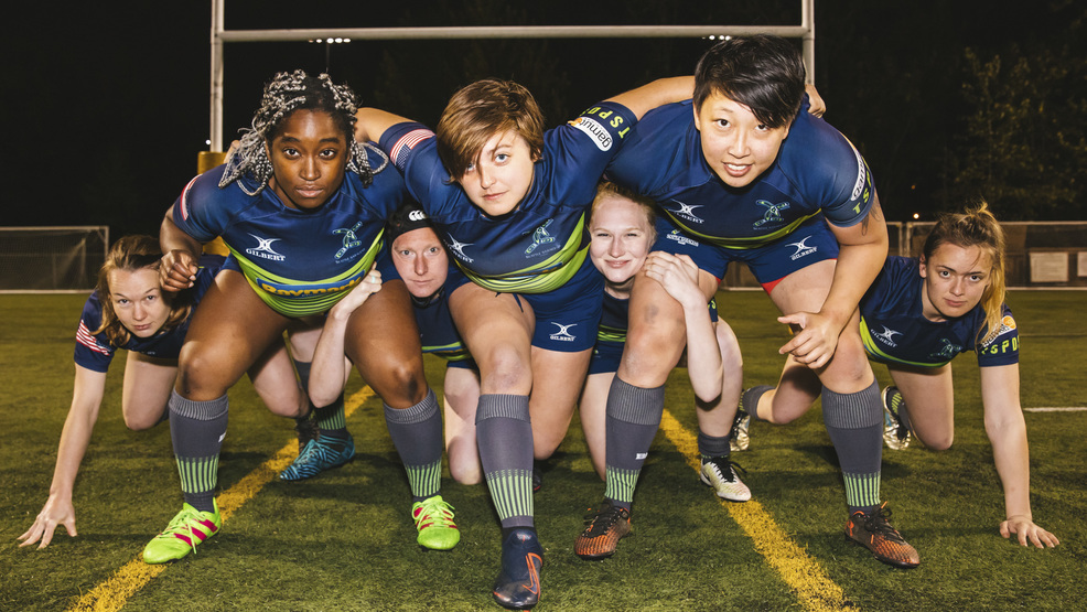 Behind-The-Scenes of Our Women's Rugby Photoshoot | Seattle Refined