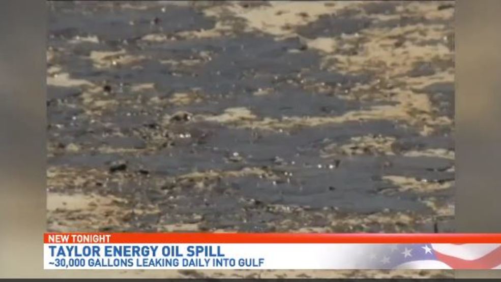 Sunken oil platform could be leaking 30,000 gallons of oil daily into ...