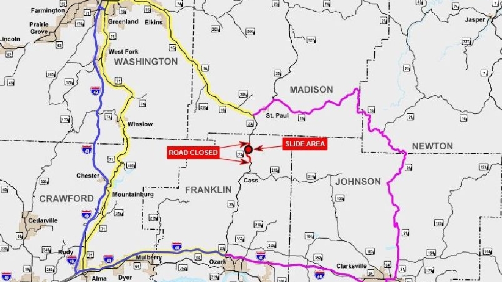 Pig Trail closed again after heavy rains in NW Arkansas | KATV