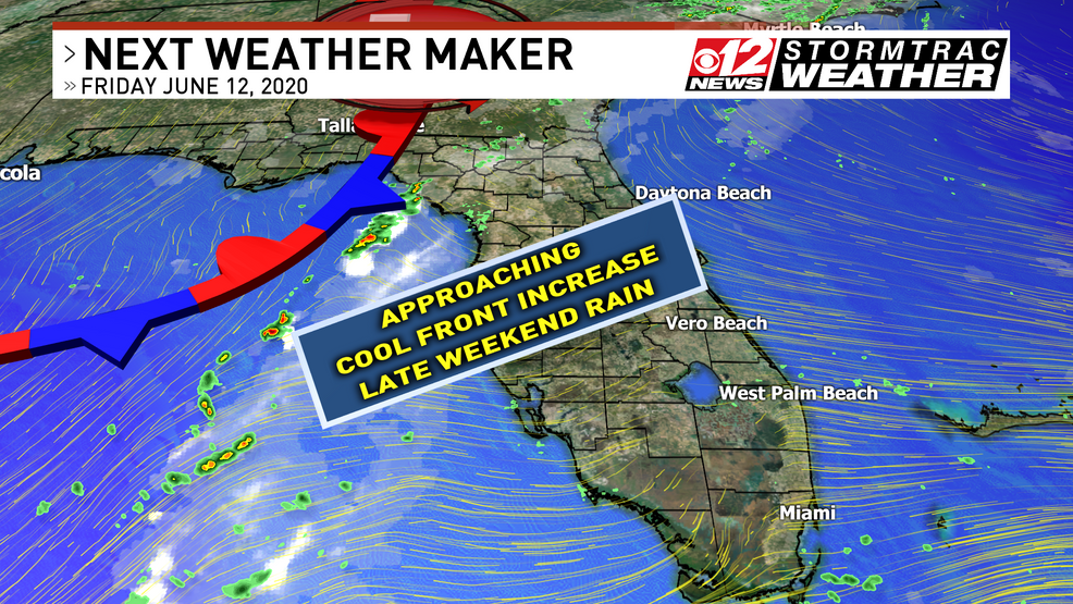 Friday weather pattern is normal with a slight chance of rain | WPEC
